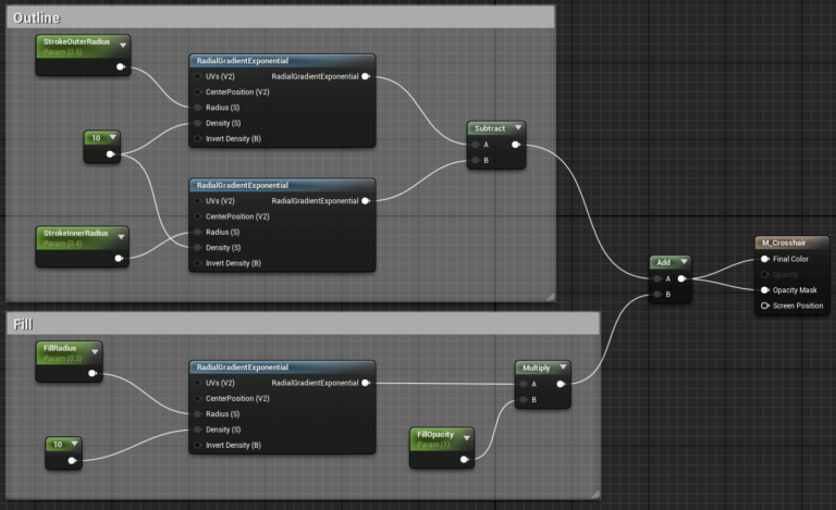 How to Create a Circle Crosshair in Unreal Engine