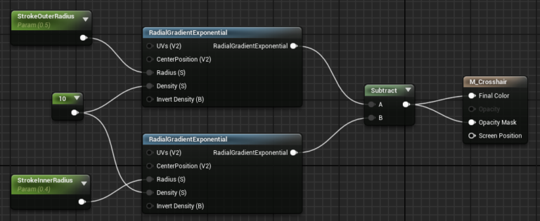 How to Create a Circle Crosshair in Unreal Engine